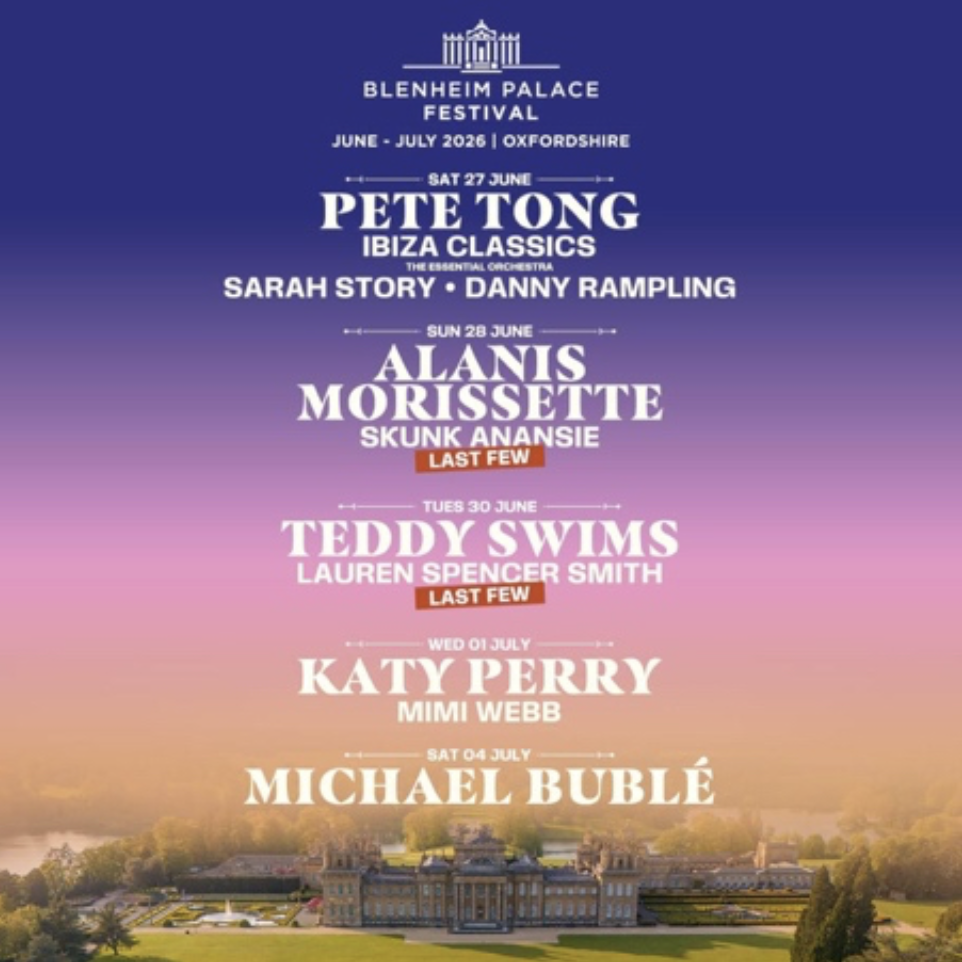 Bleinham Palace Festival line up announced - Chiltern Traveller